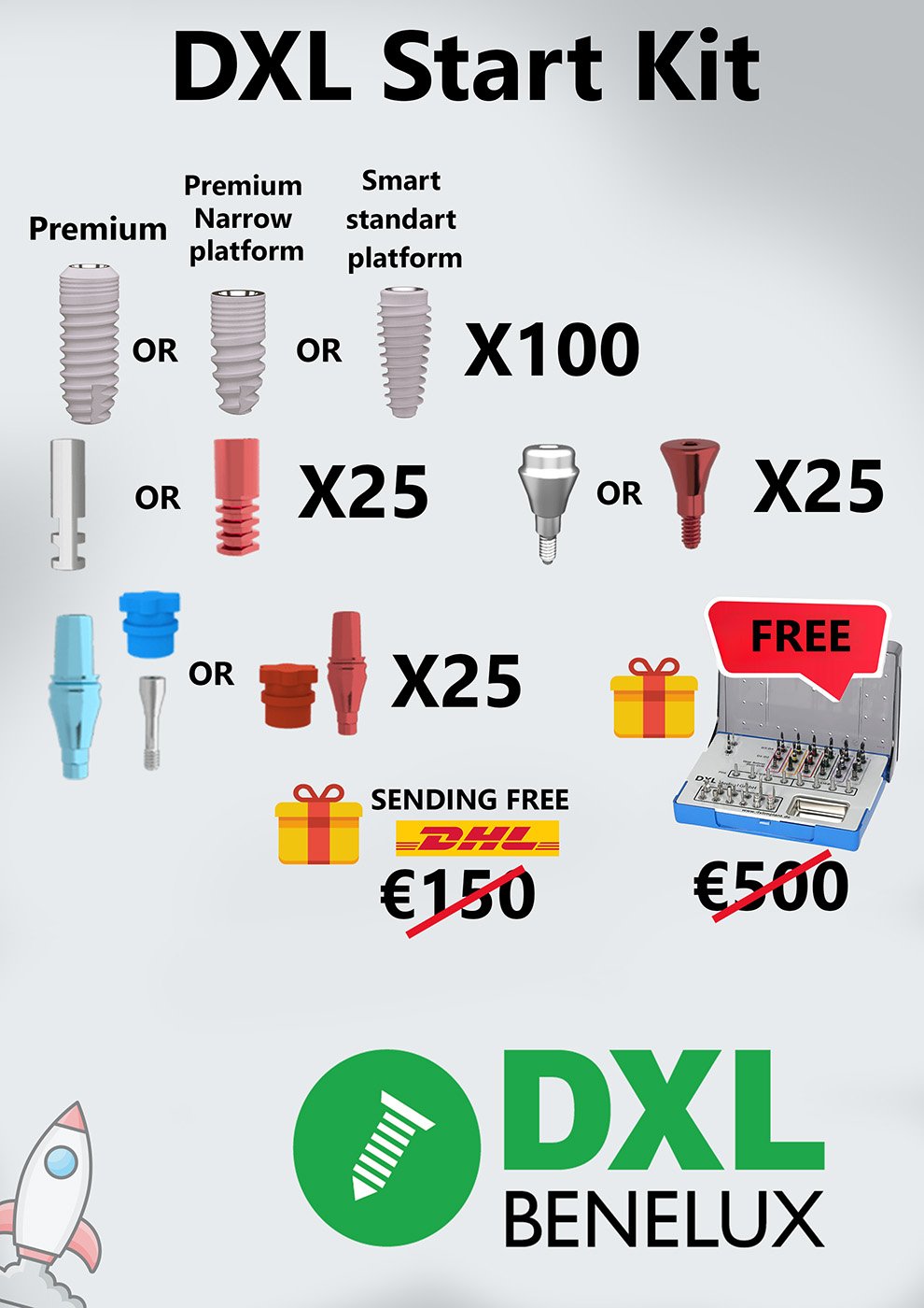 Prices - DXL Implant Benelux